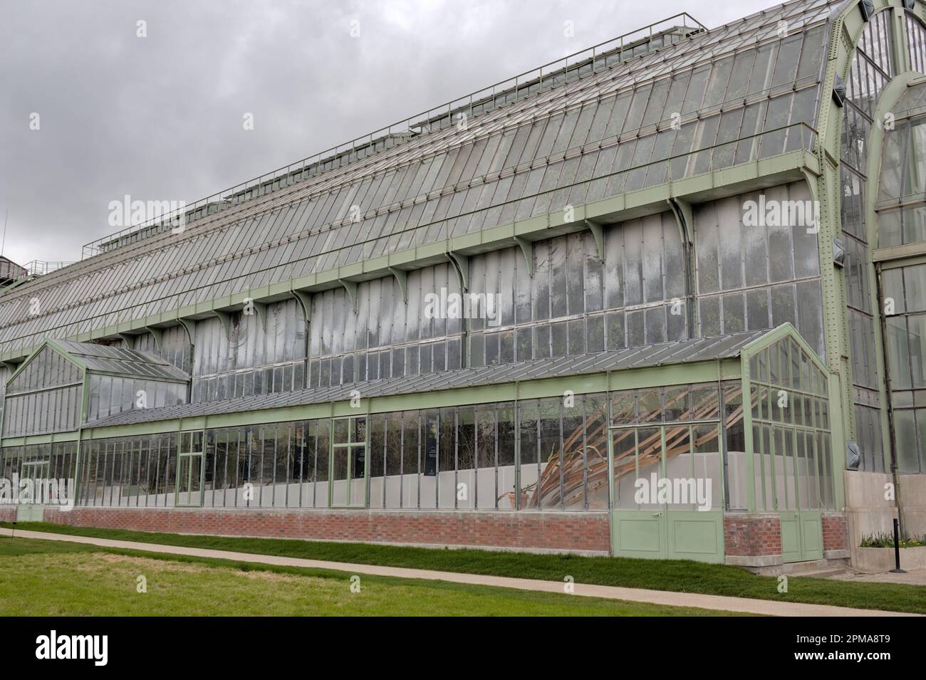 The rainforest greenhouse at the plant gardens, Paris Stock Photo - Alamy
