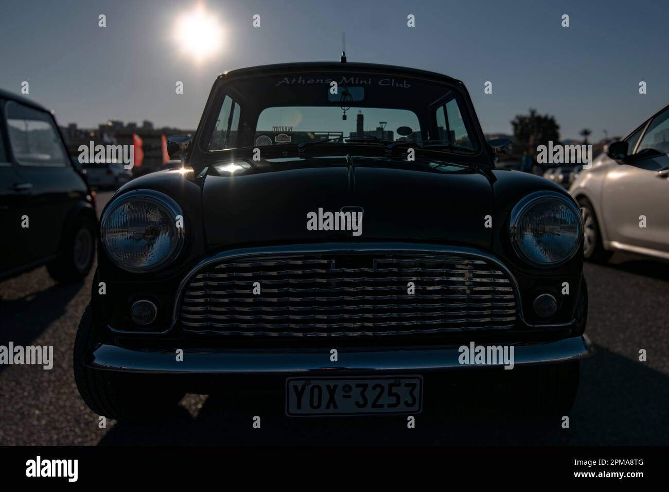 Mini Car In Laurio Stock Photo - Alamy