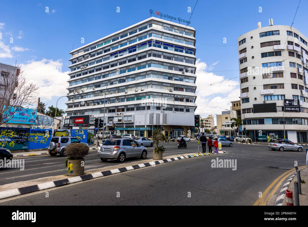 Building of the D. Nicolaou Group in Limassol, Cyprus Stock Photo - Alamy