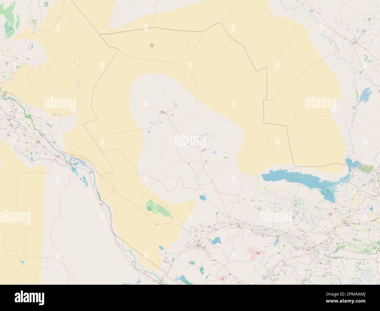 Navoi, region of Uzbekistan. Open Street Map Stock Photo - Alamy