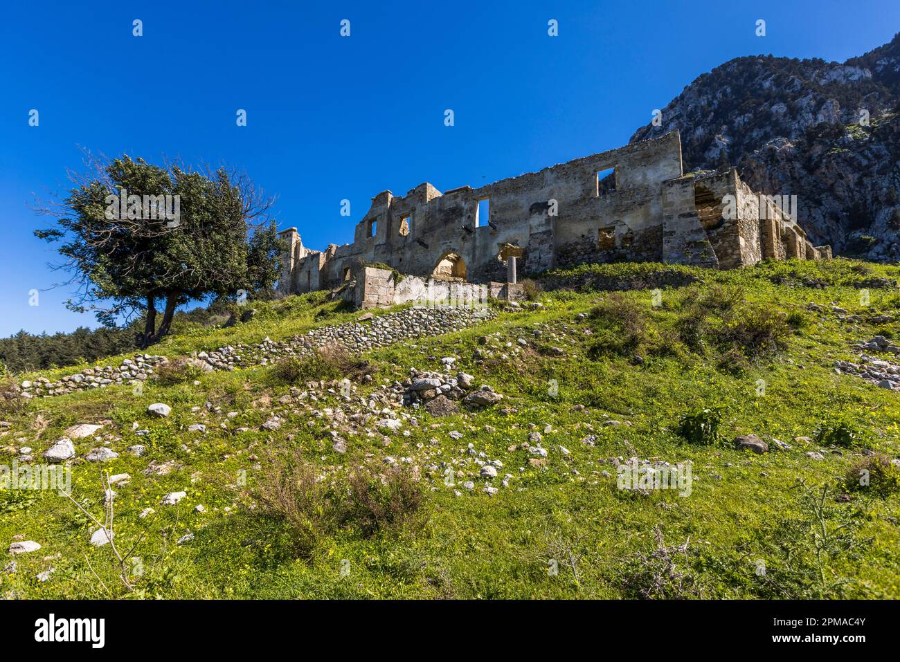 St. hilarion monastery hi-res stock photography and images - Alamy