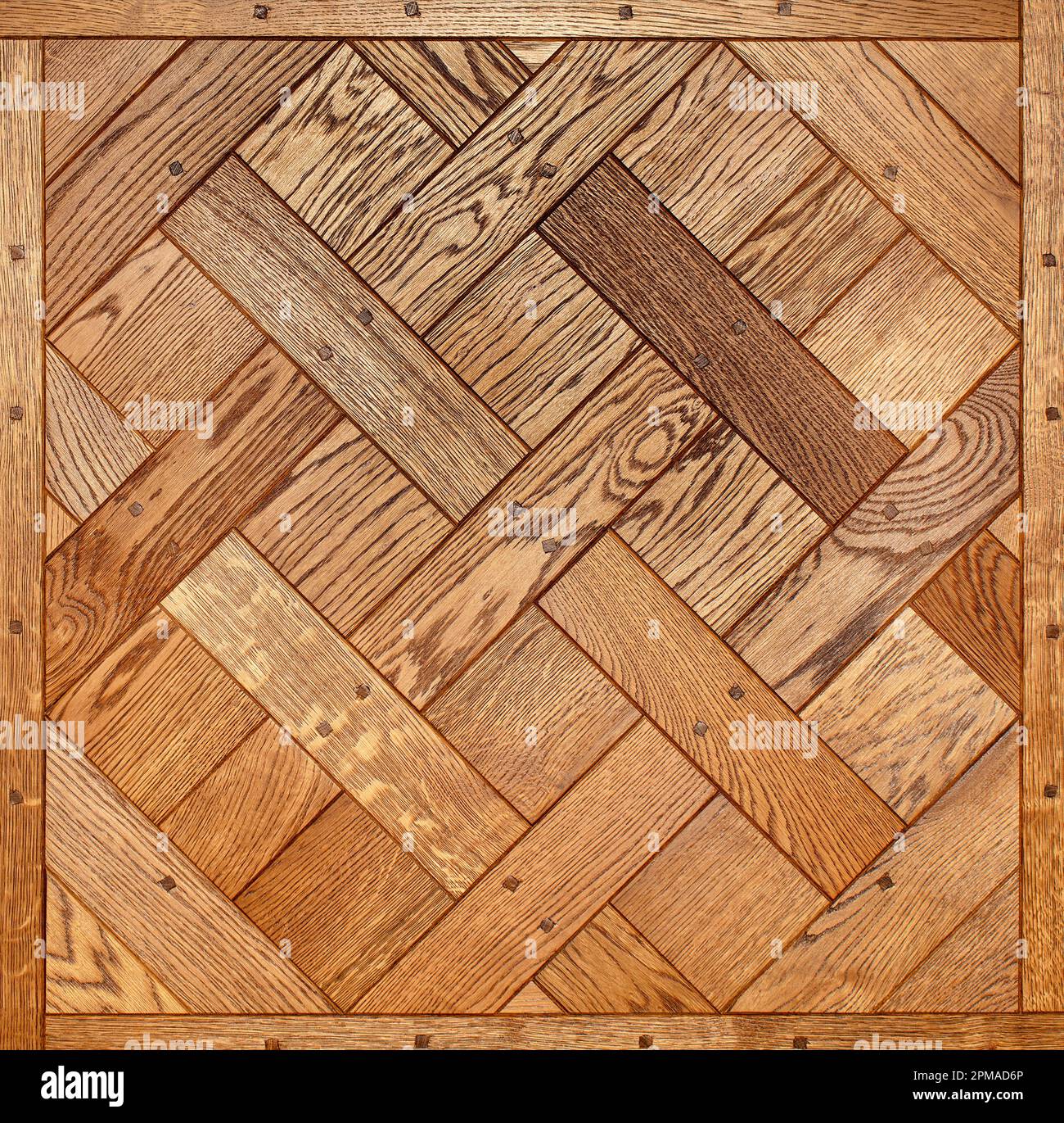 The texture of the wooden surface of natural oak with the illusion of a ...