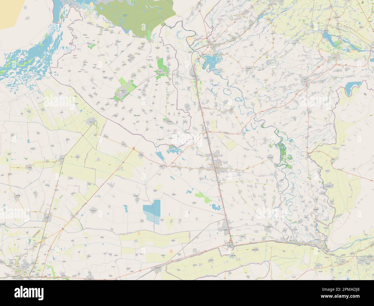 Sirdaryo, region of Uzbekistan. Open Street Map Stock Photo - Alamy