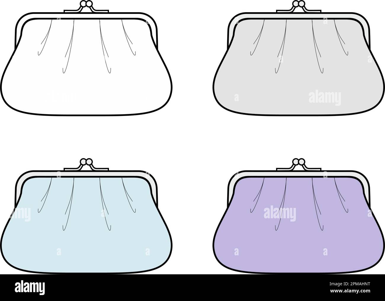 Leather purses Stock Vector Images - Alamy