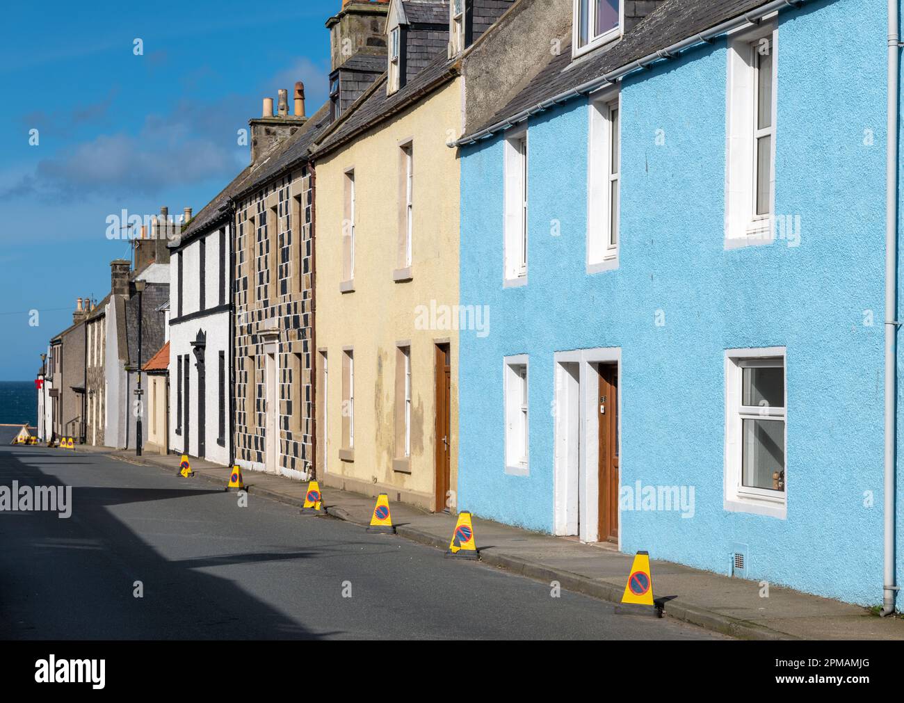 12 April 2023. North Castle Street,Banff,Aberdeenshire,Scotland. This ...