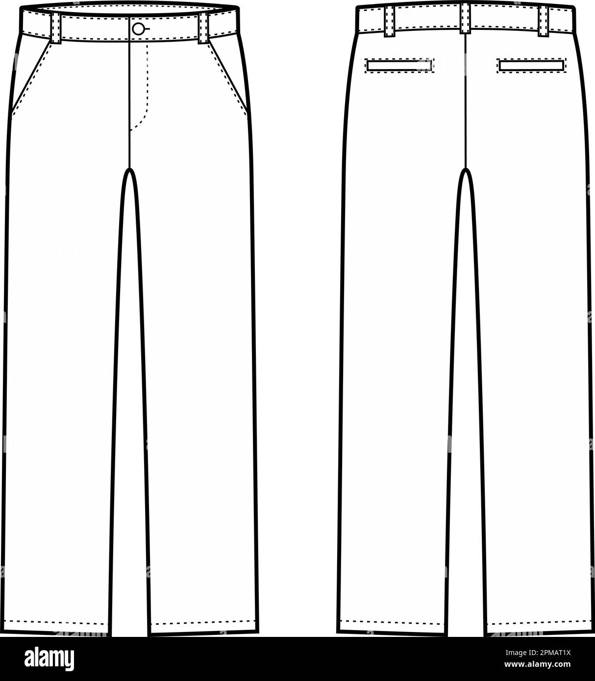 Working pants Stock Vector Images - Alamy