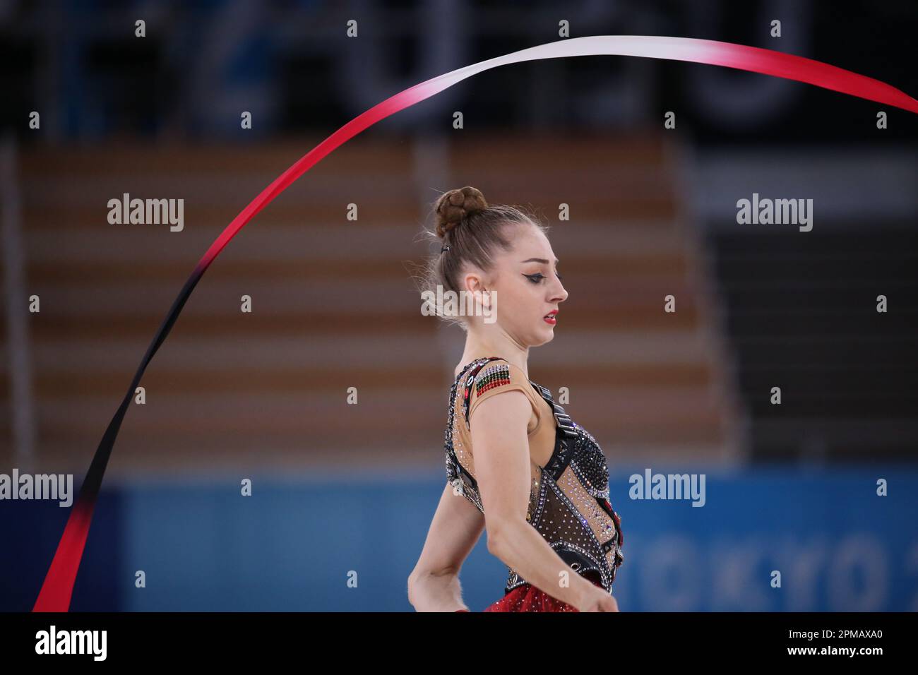AUG 7, 2021 - Tokyo, Japan: Boryana KALEYN of Bulgaria performs her ...