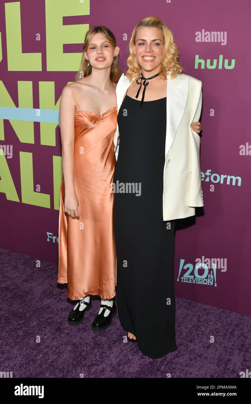 (L-R) Birdie Silverstein and Busy Philipps Stock Photo - Alamy