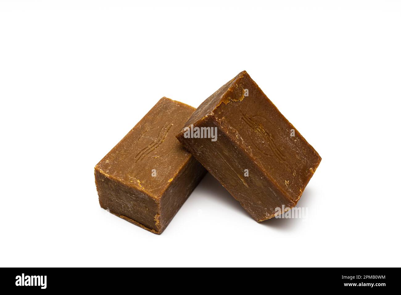 bar of old soap on white background. two bars of soap. High quality ...