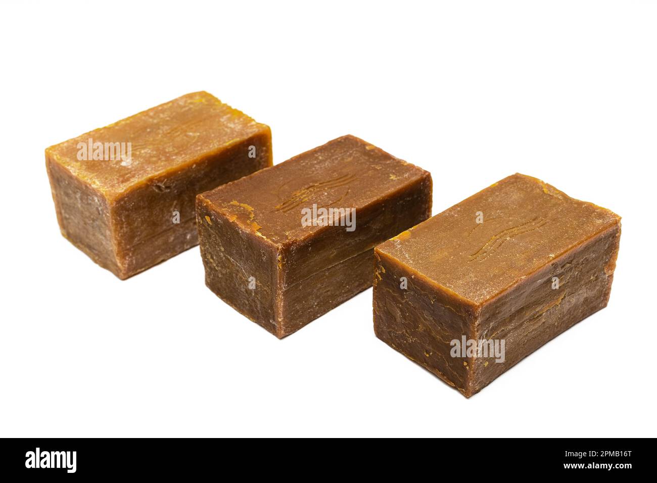 bar of old soap on white background. soap bars lined up Stock Photo - Alamy