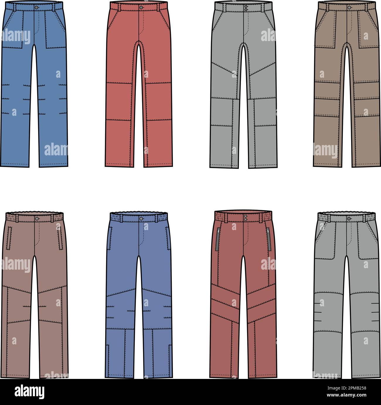 Mens working clothes Stock Vector Images - Alamy