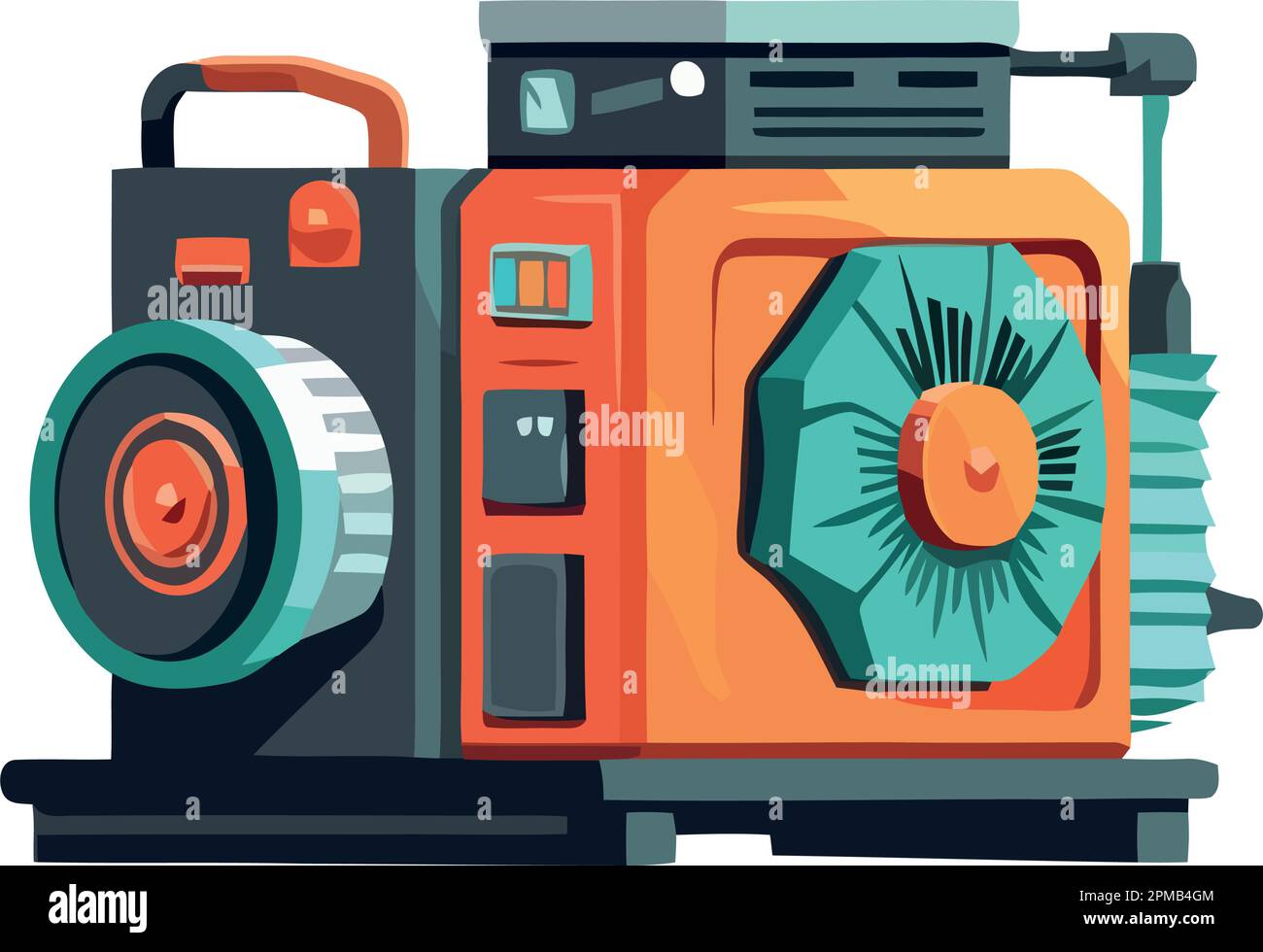 Modern camera equipment symbolizes the photography industry Stock ...