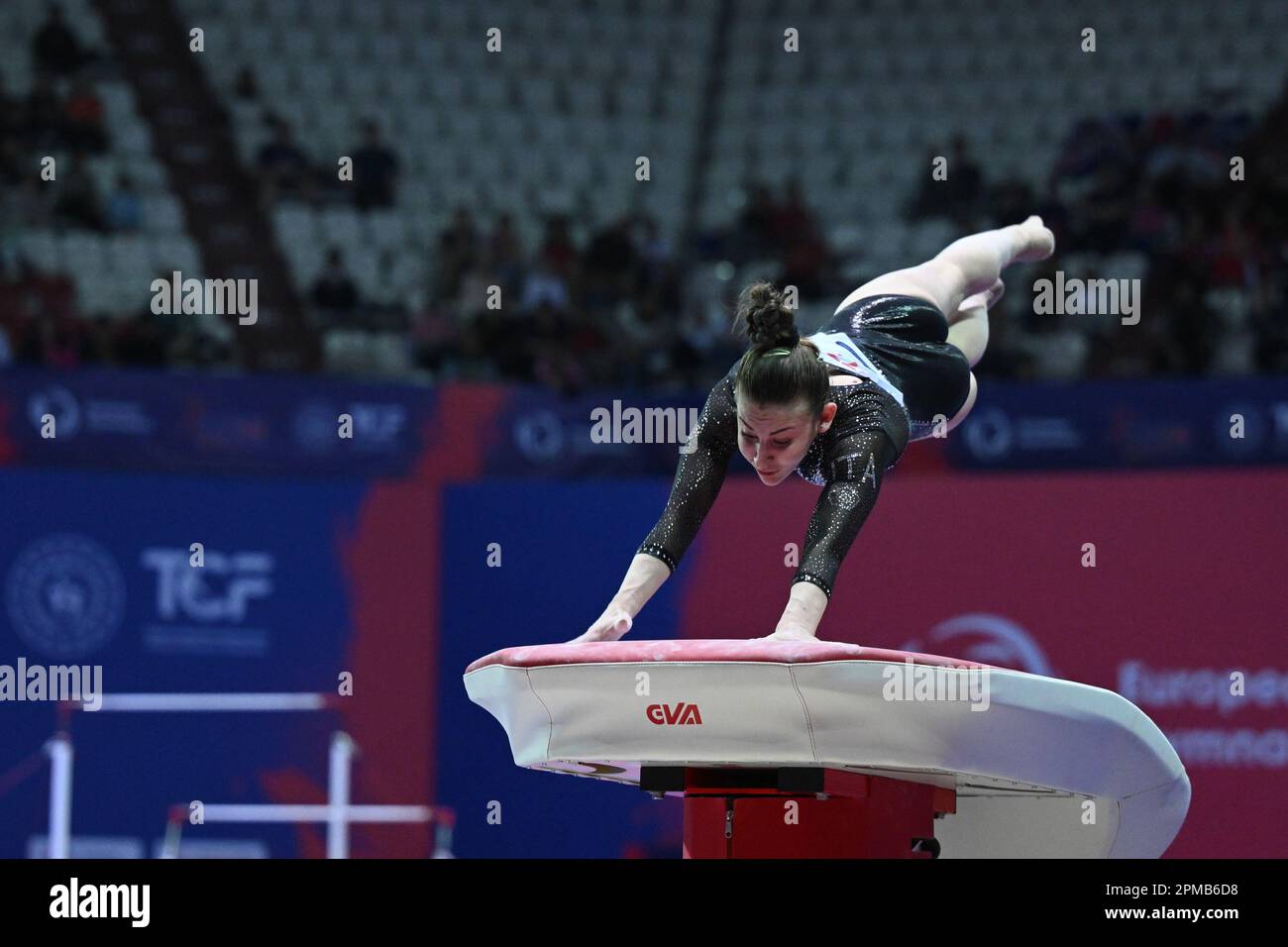 Antalya, Turkey. 12th Apr, 2023. Angela Andreoli (ITA) vault during ...