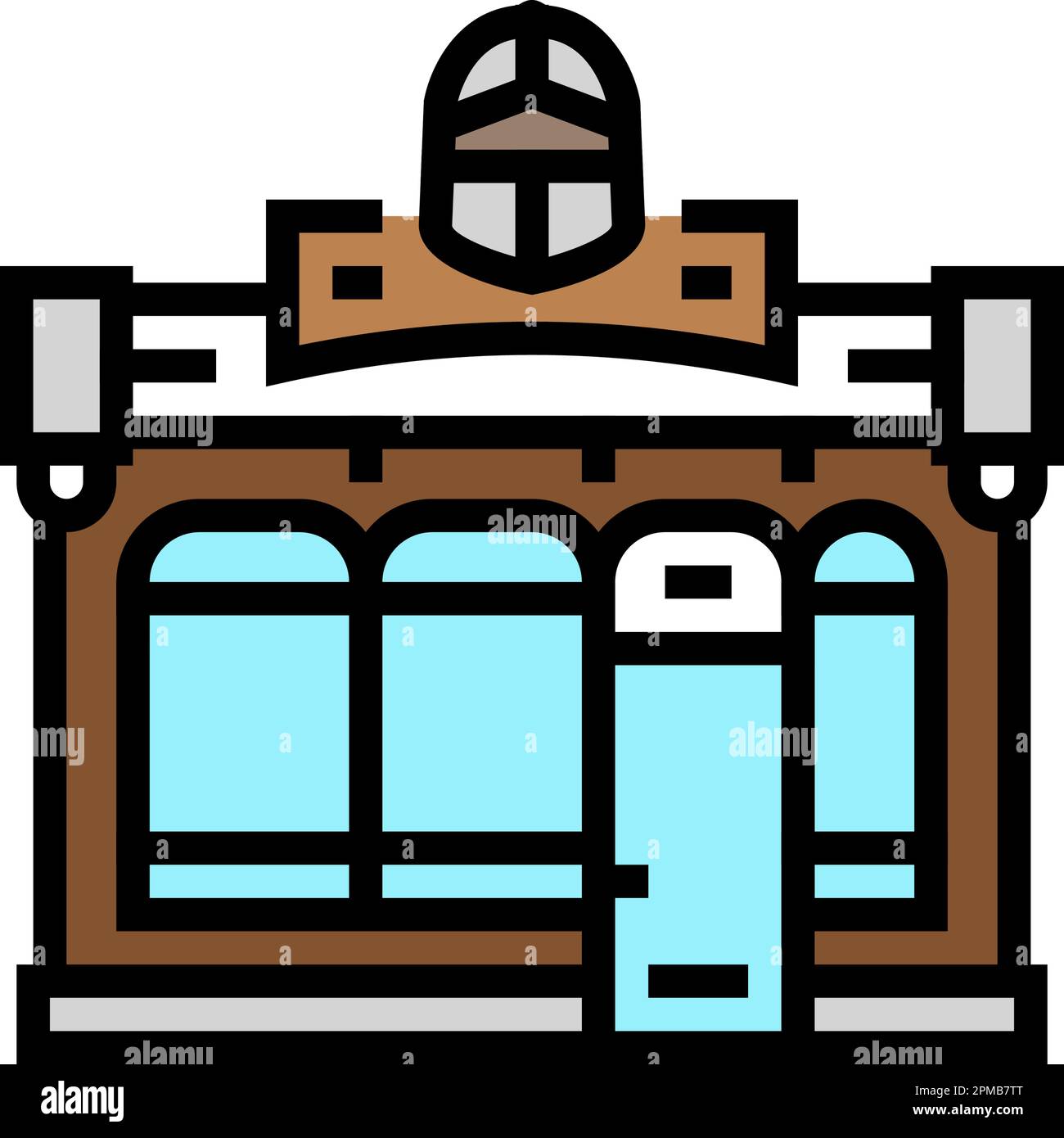 antique shop color icon vector illustration Stock Vector Image & Art ...