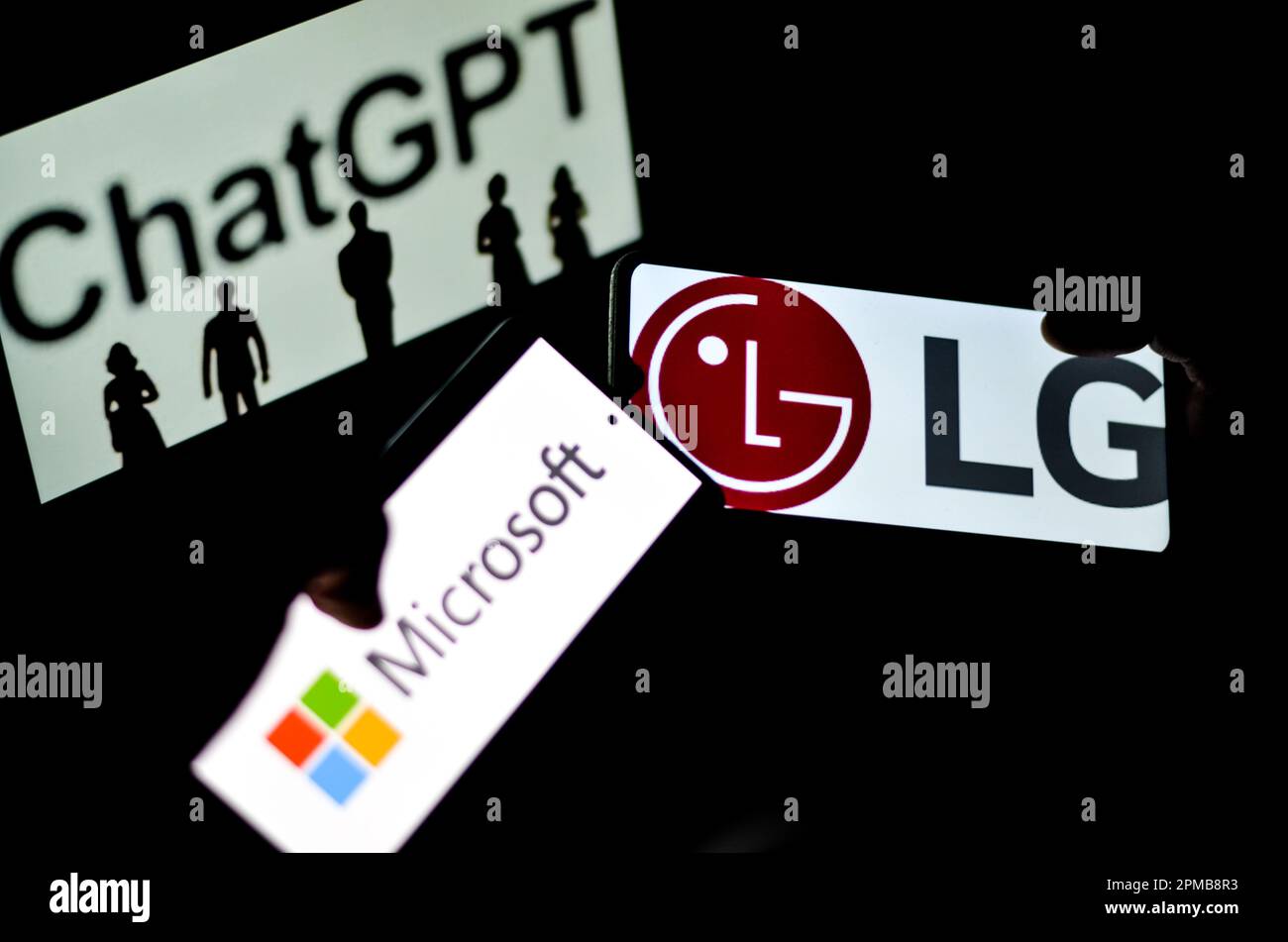 Tunis, Tunisia. 12th Apr, 2023. Tunisia. 12 April 2023. The LG ...