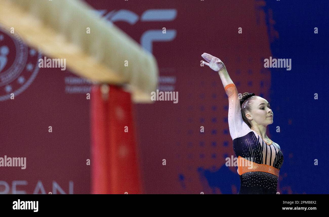 ANTALYA - Eythora Thorsdottir in action during the qualification of the ...