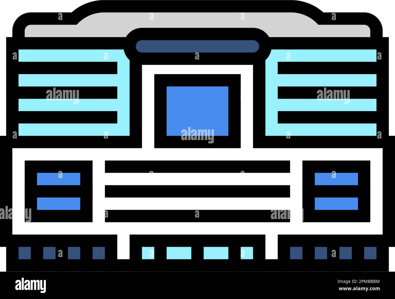 megastore shop color icon vector illustration Stock Vector Image & Art ...