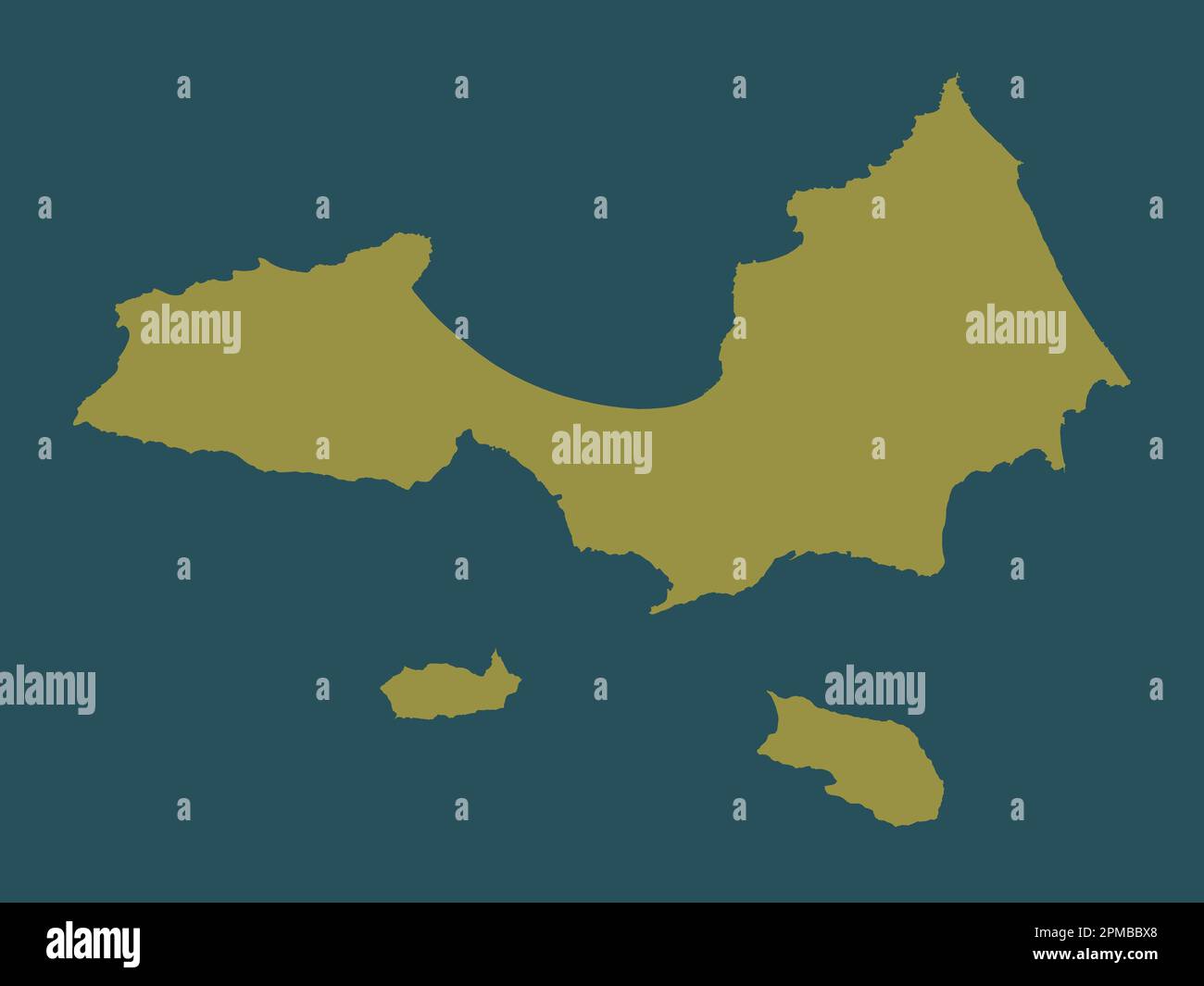 Nueva esparta outline map hi-res stock photography and images - Alamy