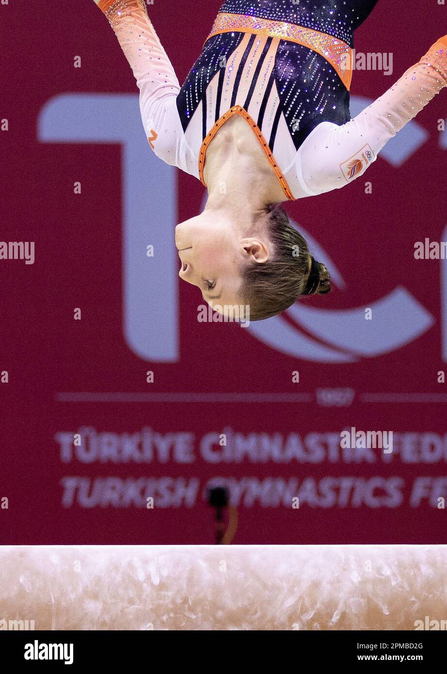 ANTALYA - Naomi Visser in action during the qualification of the ...