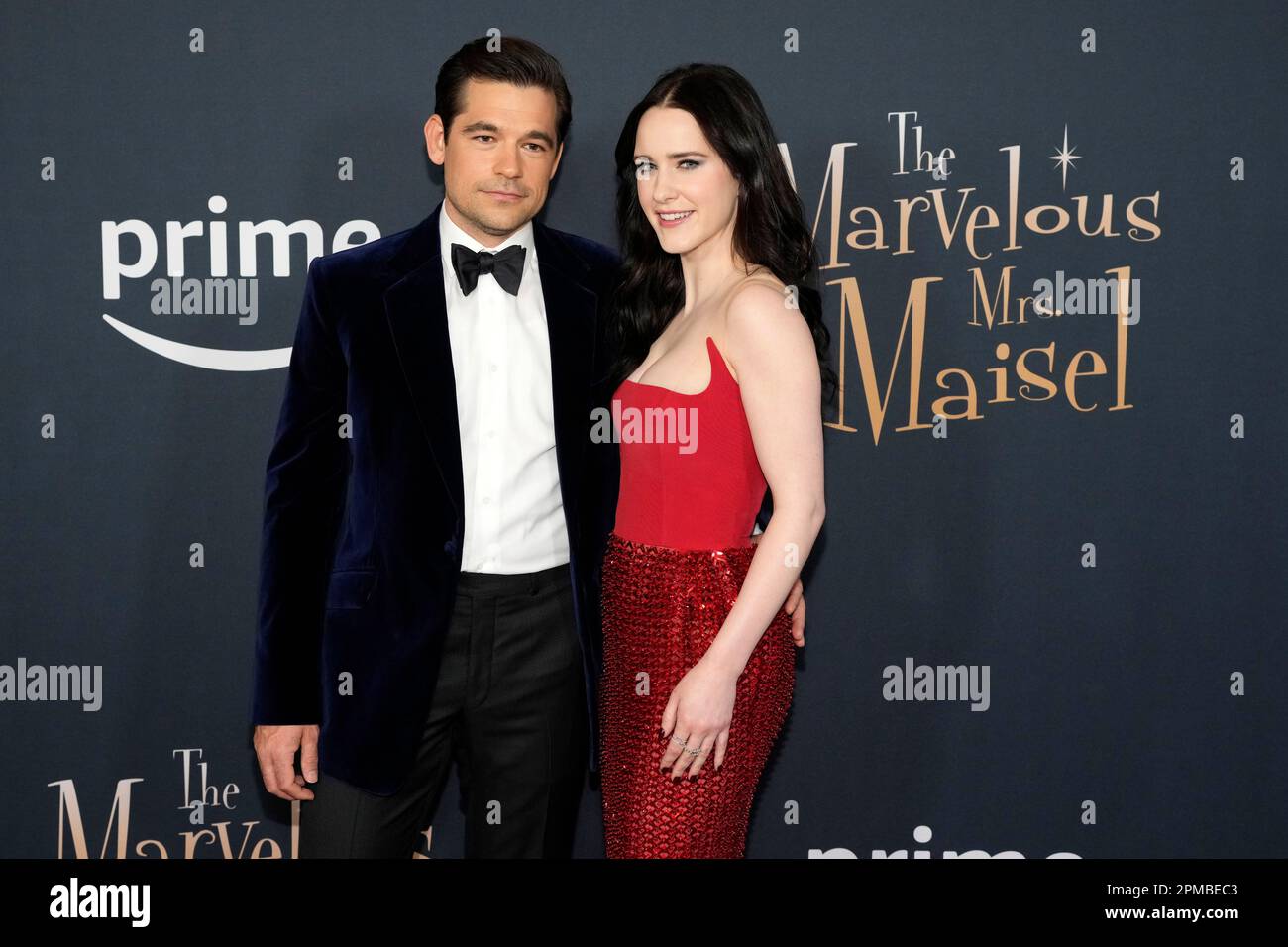 Jason Ralph and Rachel Brosnahan attend the premiere of Prime Video's ...