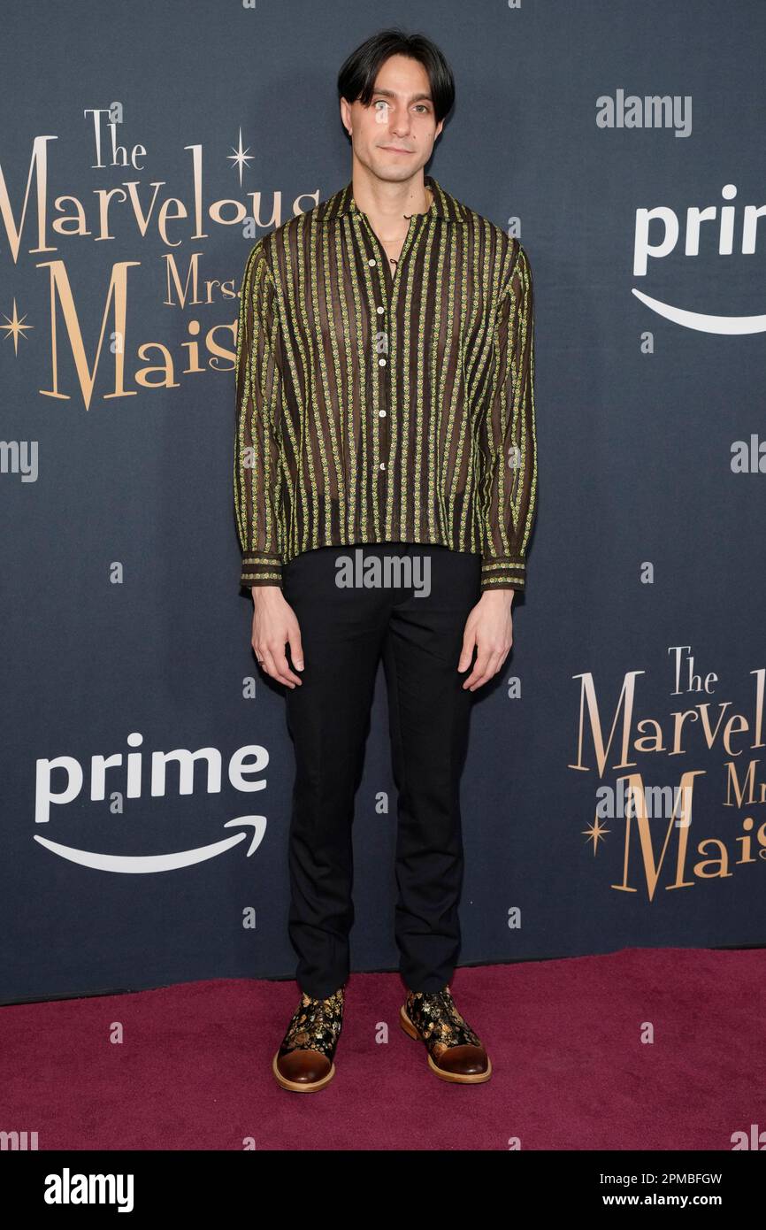 Gideon Glick attends the premiere of Prime Video's "The Marvelous Mrs ...
