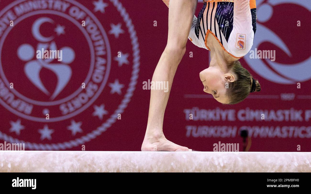 ANTALYA - Naomi Visser in action during the qualification of the ...