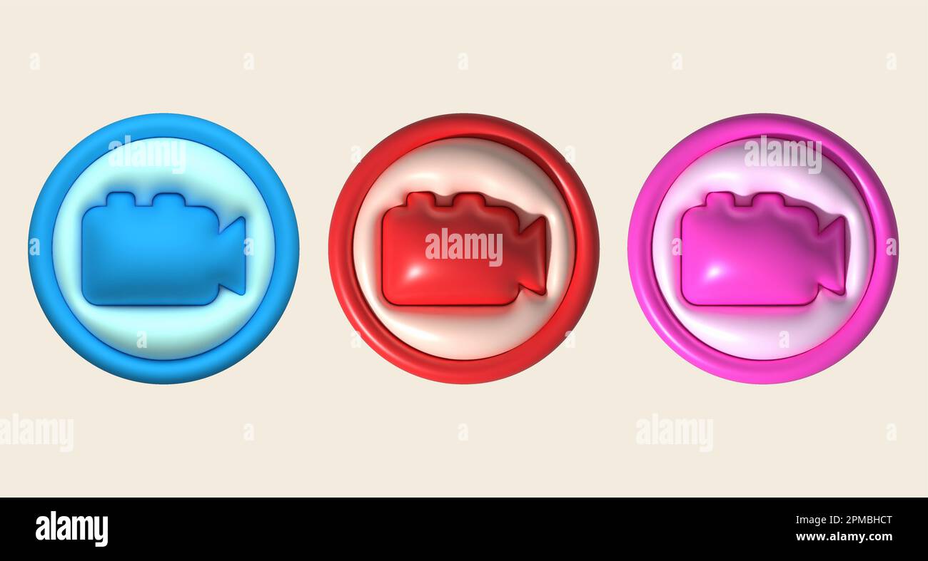 Video camera symbol hi-res stock photography and images - Alamy