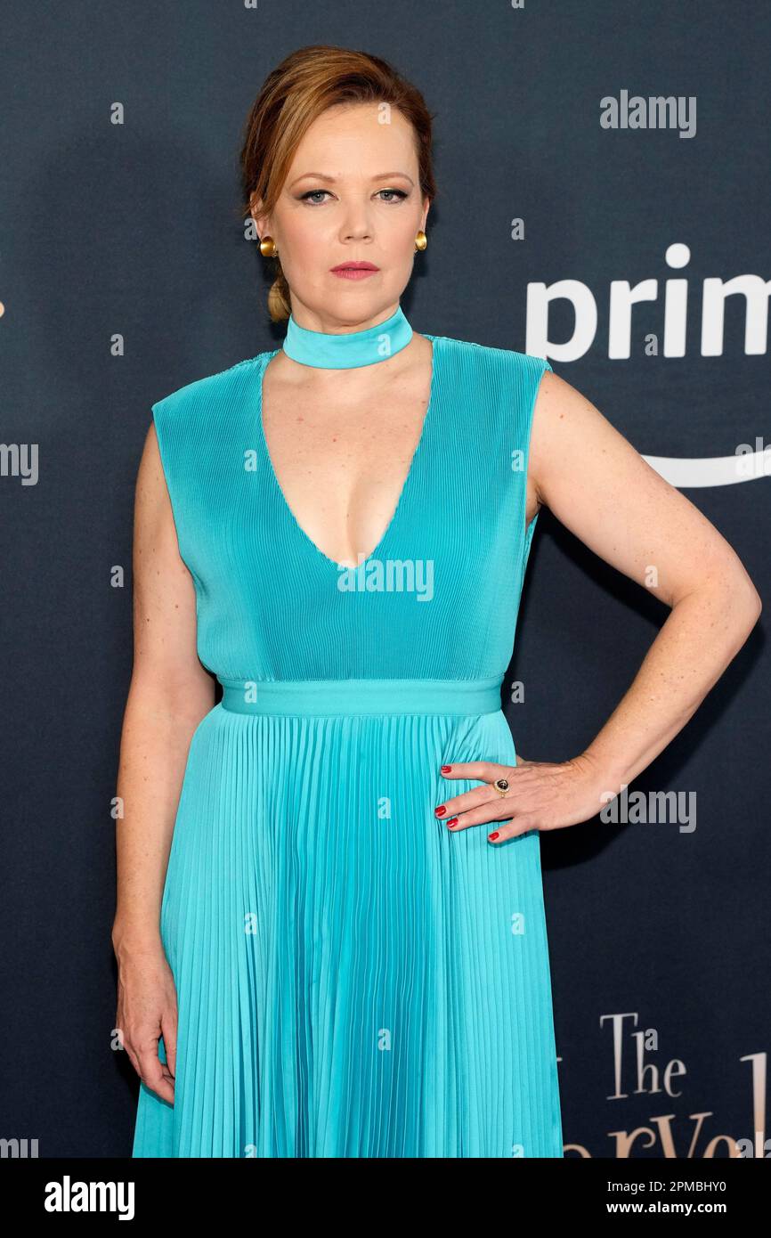 Emily Bergl attends the premiere of Prime Video's "The Marvelous Mrs ...
