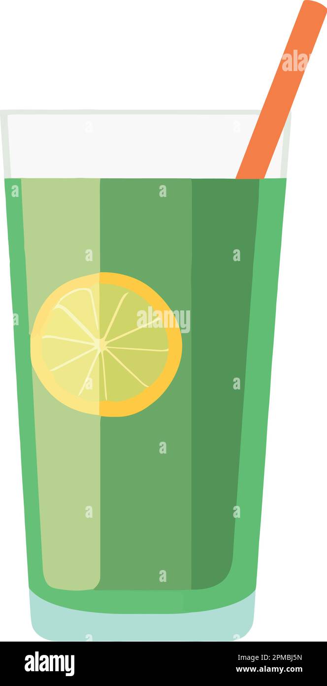 Summer refreshing mojito lemonade Stock Vector Images - Alamy