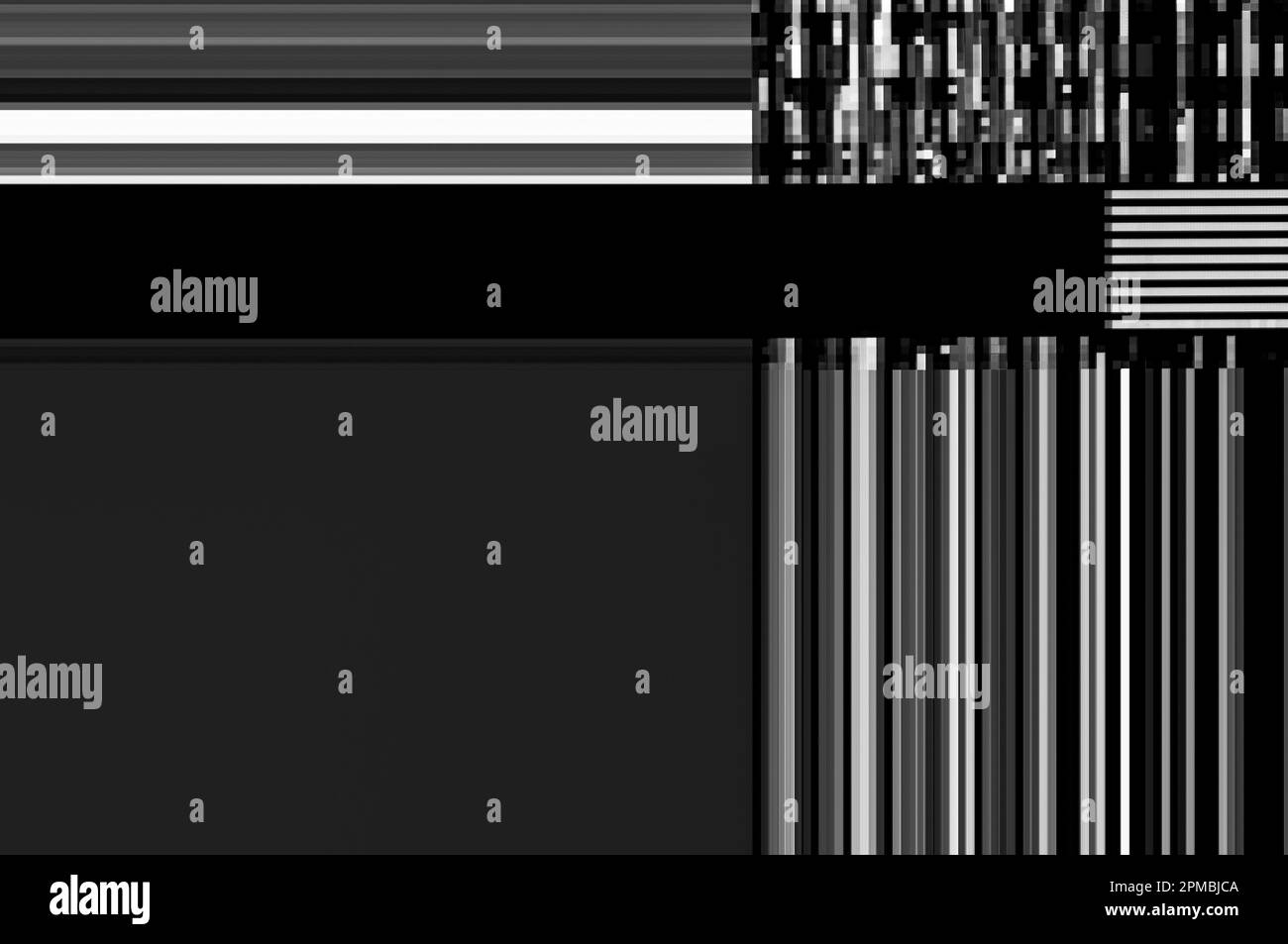 Abstract minimalistic background of a digital stripe pattern Stock ...