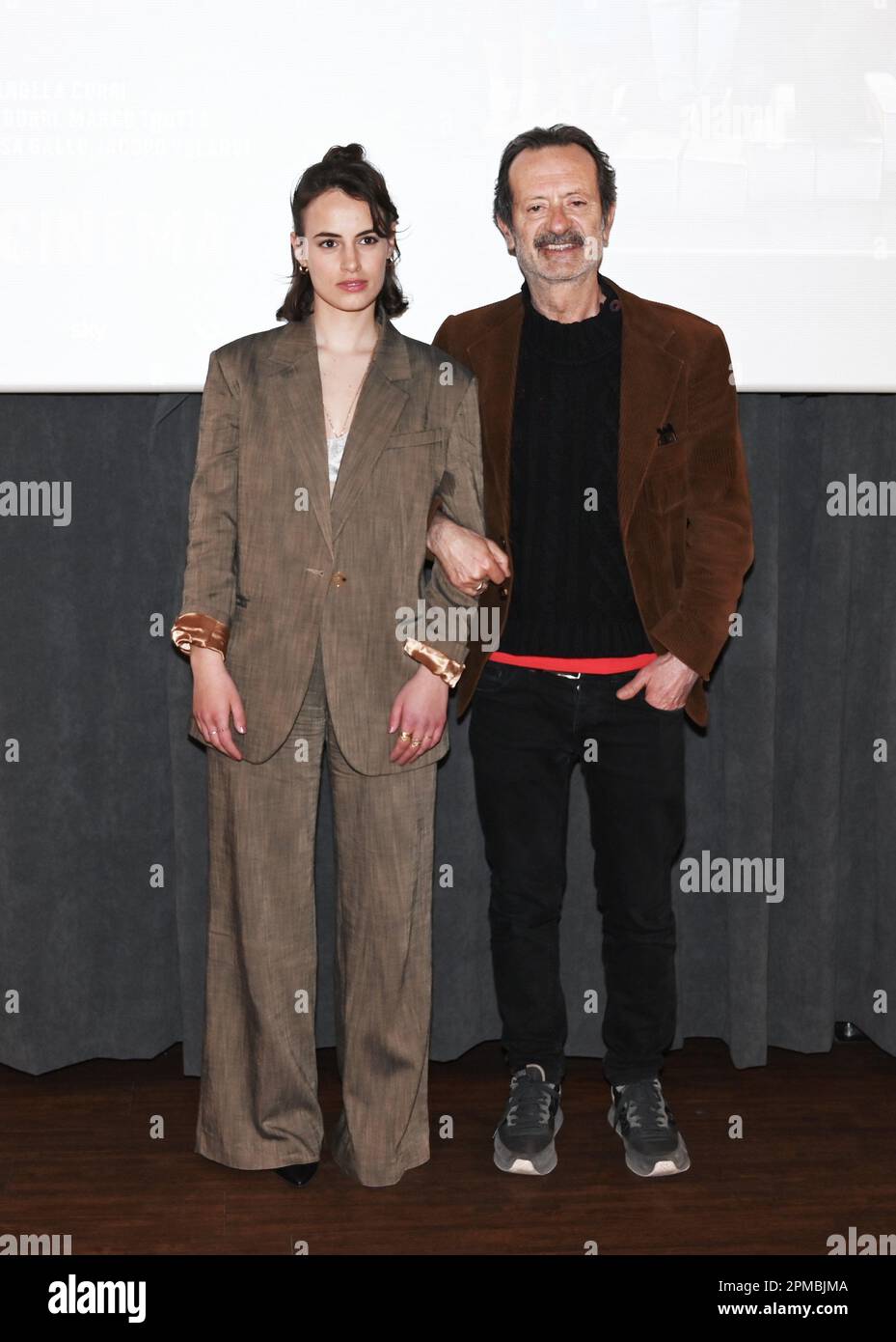 Milan, Italy. 12th Apr, 2023. Milan, Italy SCORDATO film photocall In ...