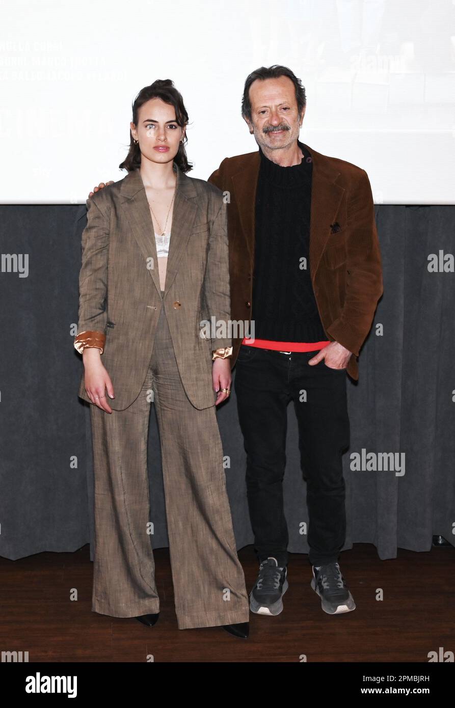 Milan, Italy. 12th Apr, 2023. Milan, Italy SCORDATO film photocall In ...