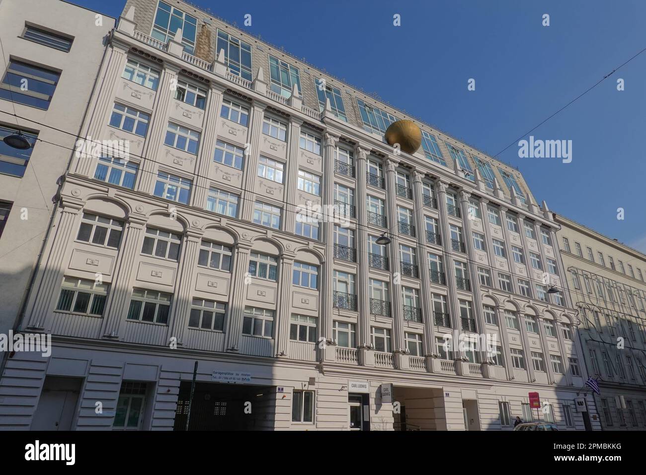 Wien, Bürogebäude Favoritenstraße 7, neue traditionelle Architektur ...