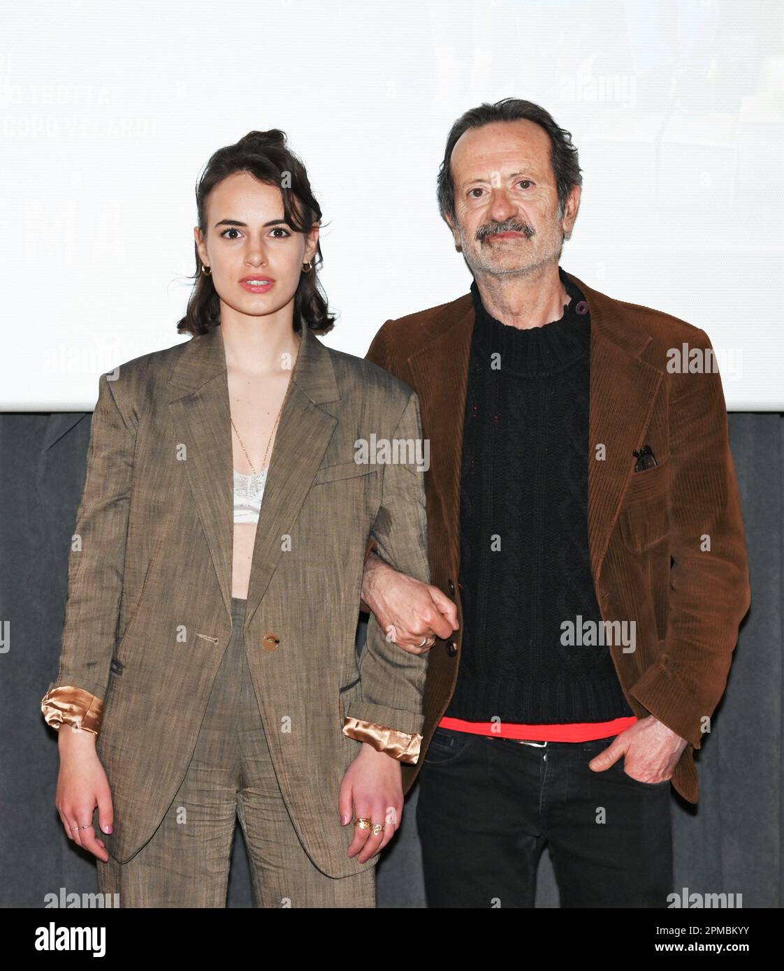 Milan, Italy. 12th Apr, 2023. Milan, Italy SCORDATO film photocall In ...