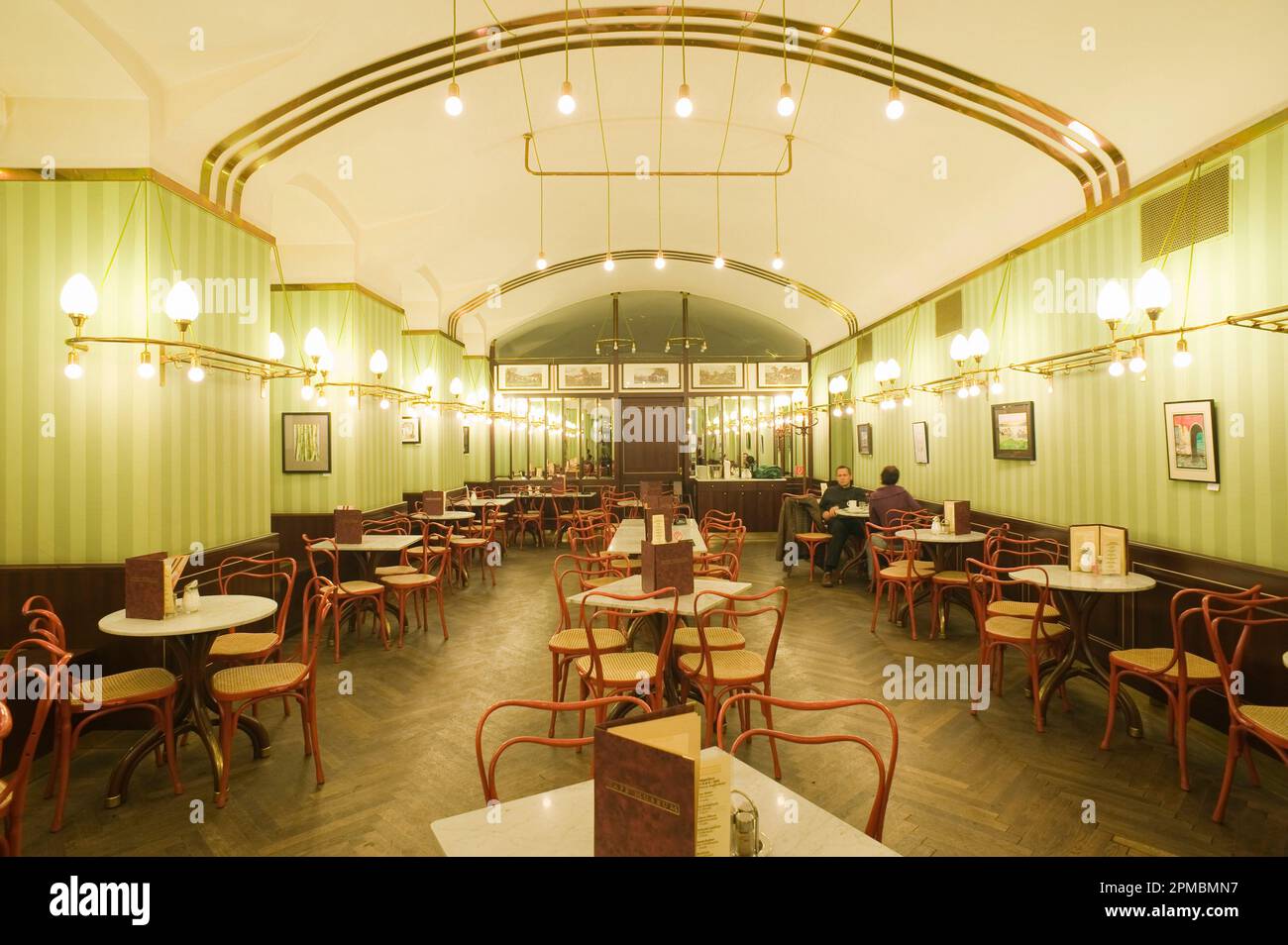 Wien, Cafe Museum von Adolf Loos 1899, Rekonstruktion 2003 // Vienna ...