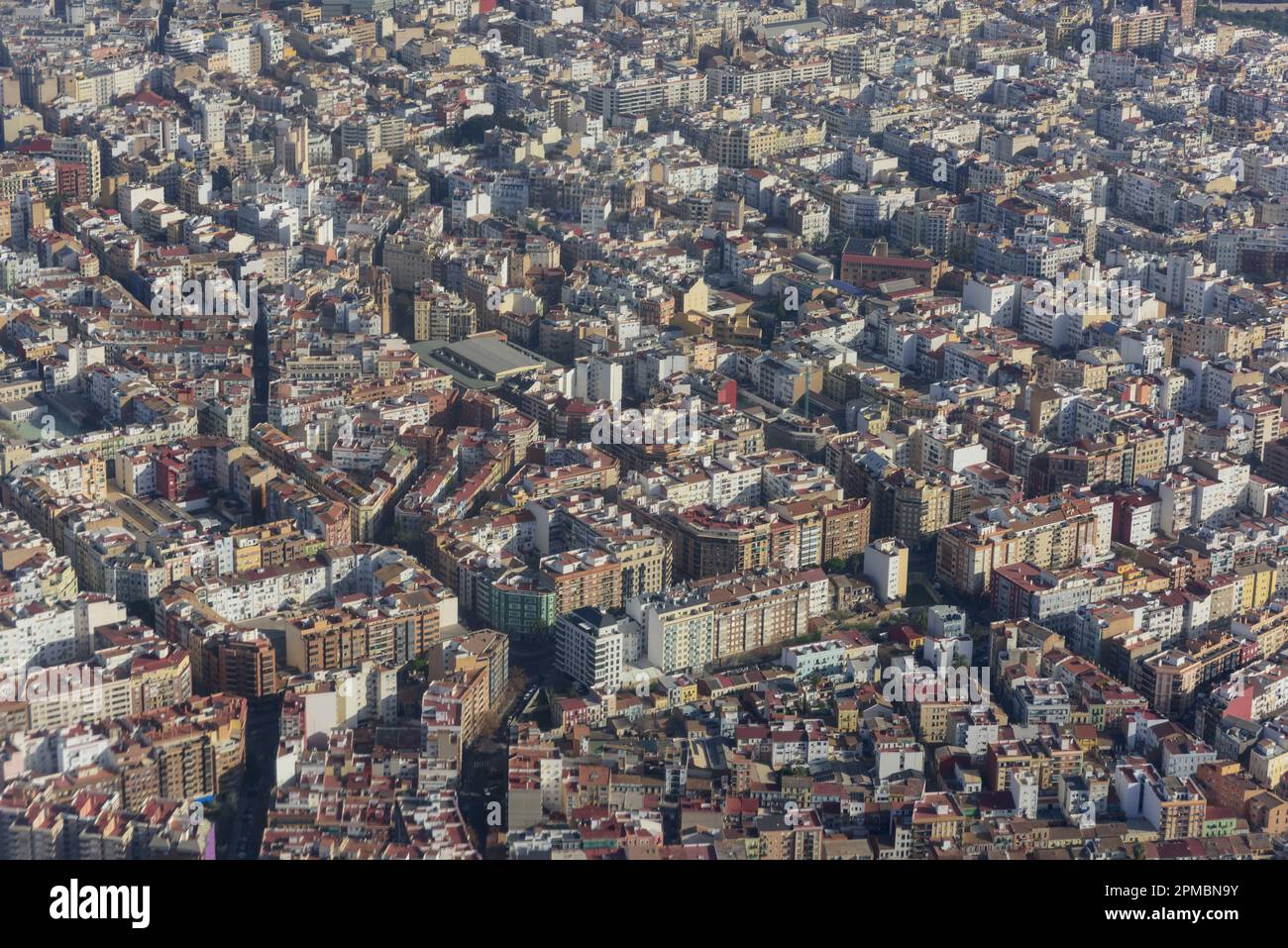 Valencia, Luftbild // Valencia, Aerial View Stock Photo - Alamy