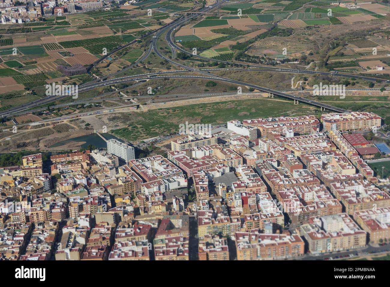 Valencia, Luftbild // Valencia, Aerial View Stock Photo - Alamy