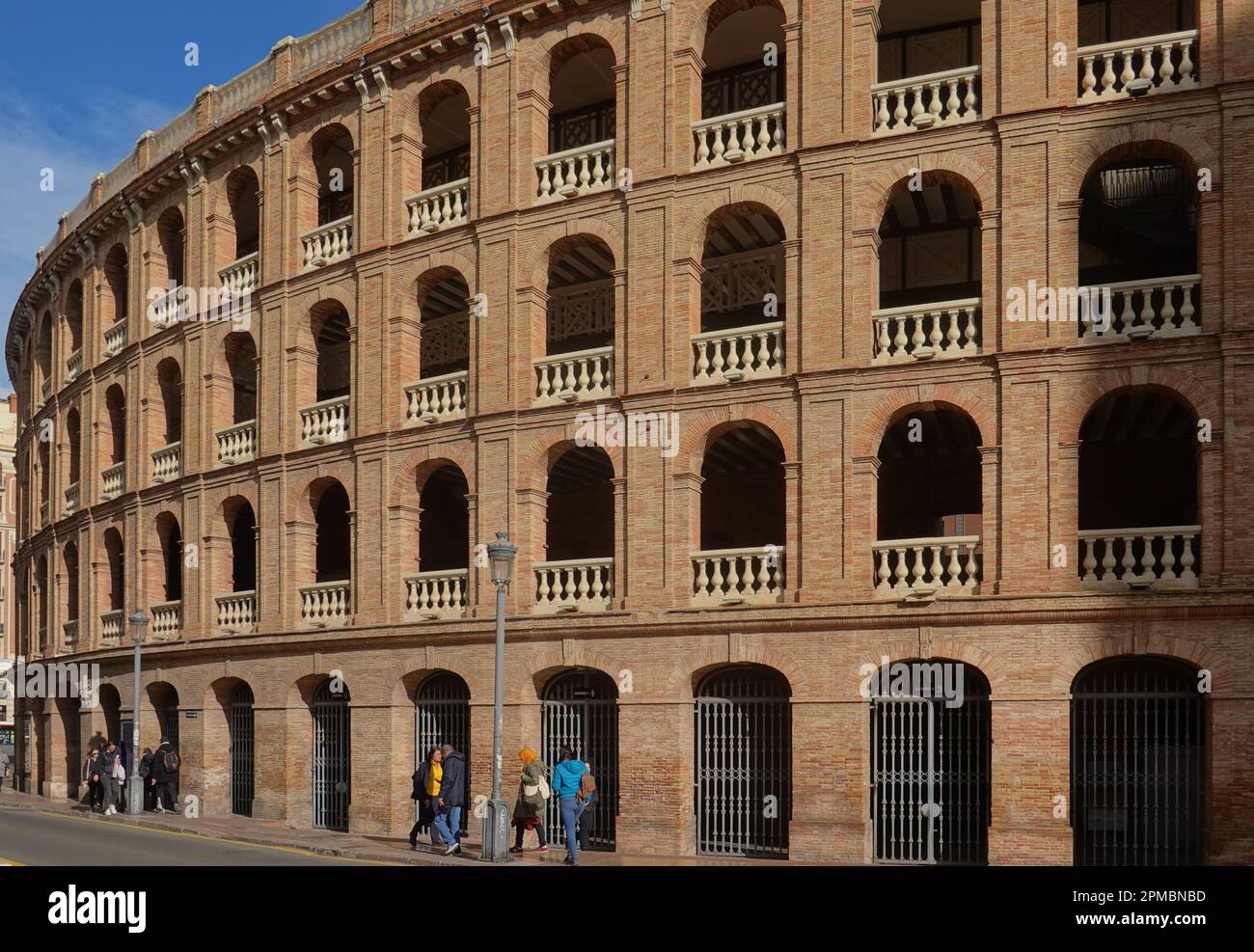 Valencia, Stierkampfarena // Valencia, Bull Fighting Arena Stock Photo ...