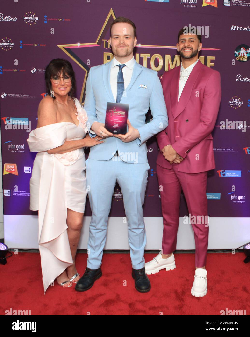London, UK. Ben Locke at The Pantomime Awards 2023. Trafalgar Theatre ...