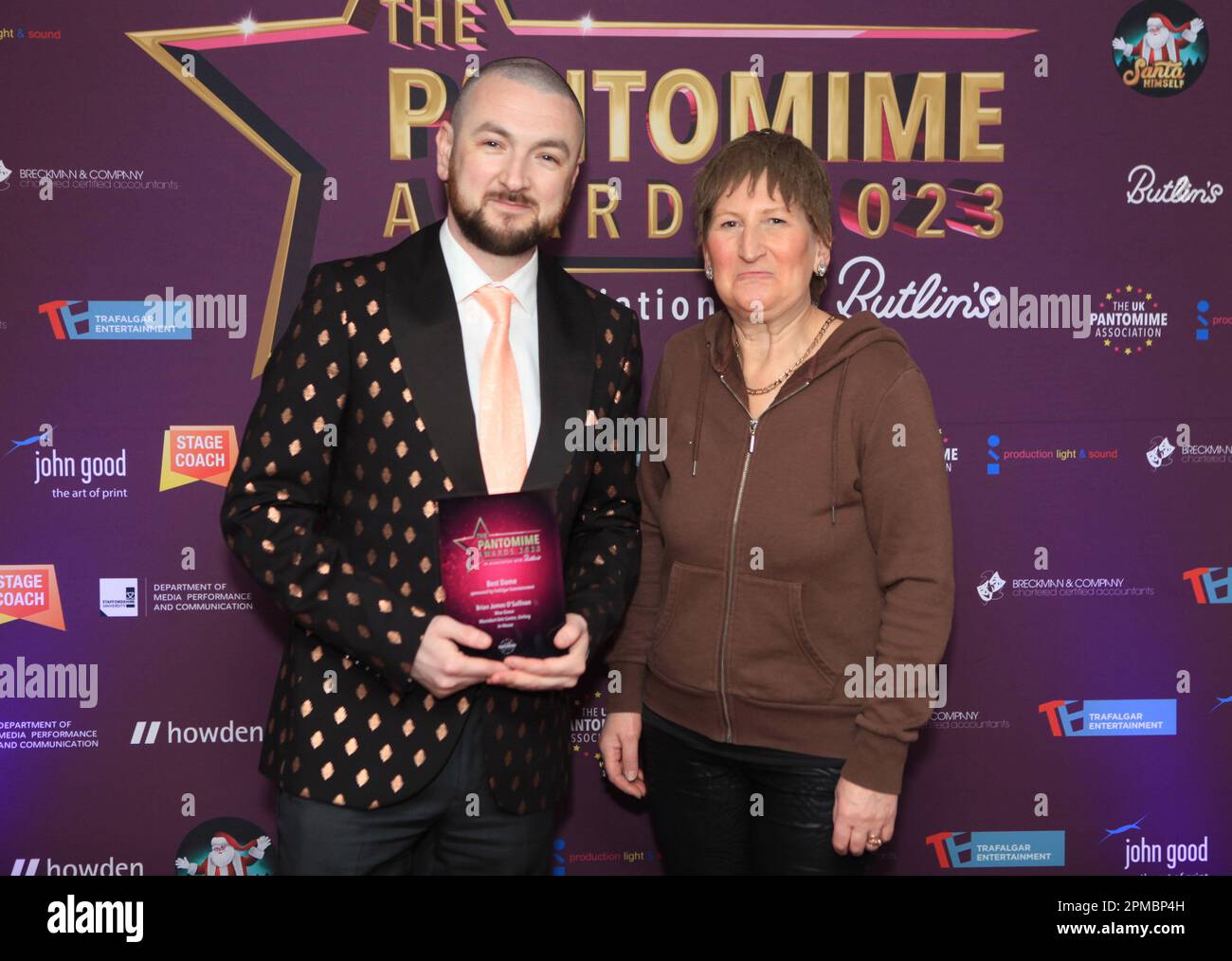 London, UK. Brian James O’Sullivan at The Pantomime Awards 2023 ... London, UK. Brian James O’Sullivan at The Pantomime Awards 2023 ...