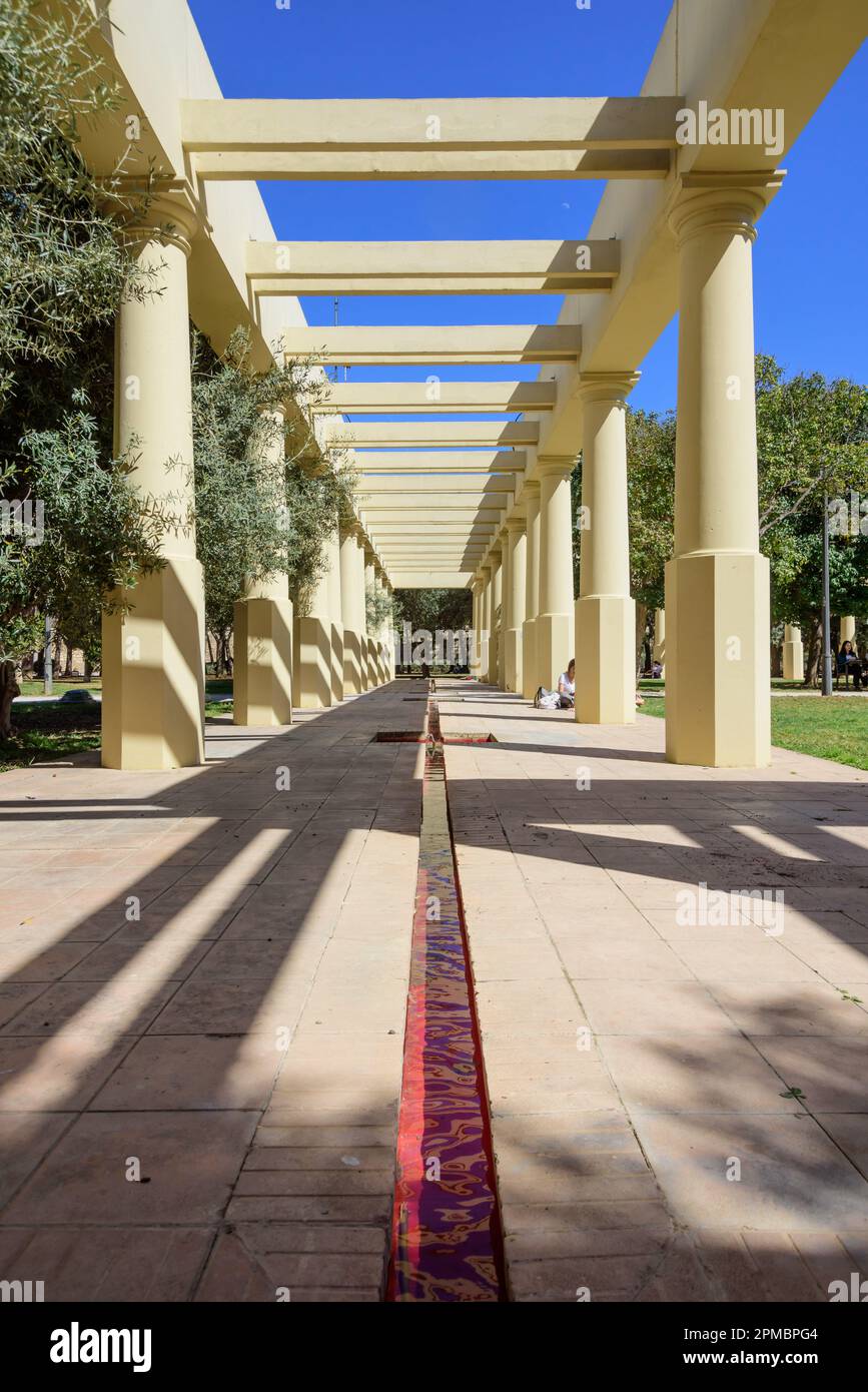 Valencia, Turia-Park, Gestaltung von Ricardo Bofill // Valencia, Turia ...