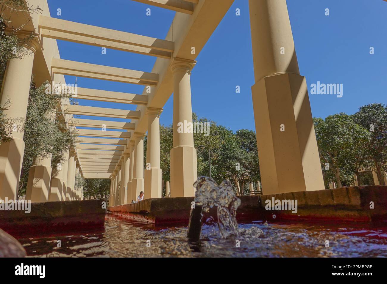 Valencia, Turia-Park, Gestaltung von Ricardo Bofill // Valencia, Turia ...