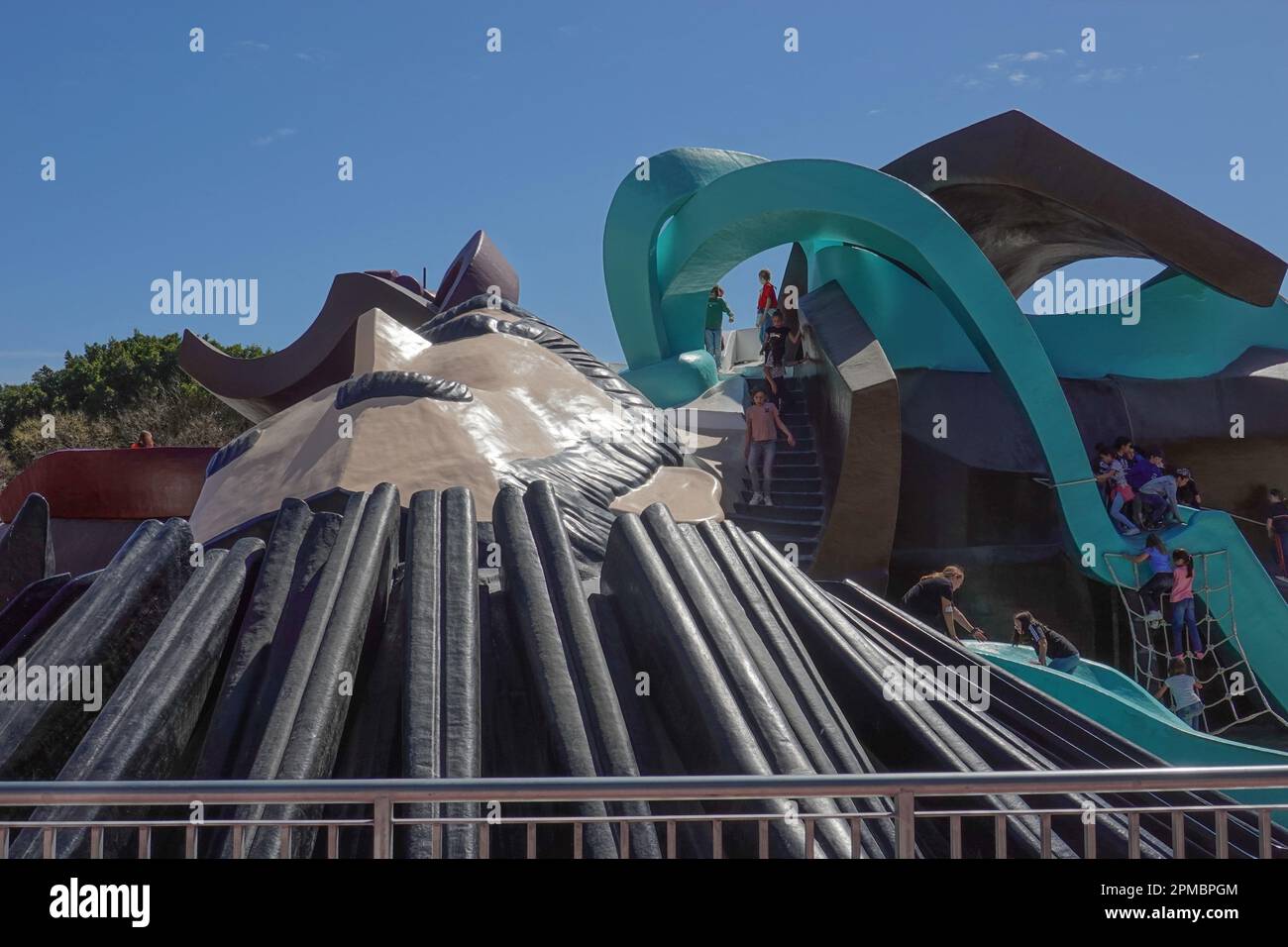 Valencia, Turia-Park, Kinderspielplatz Gulliver // Valencia, Turia ...