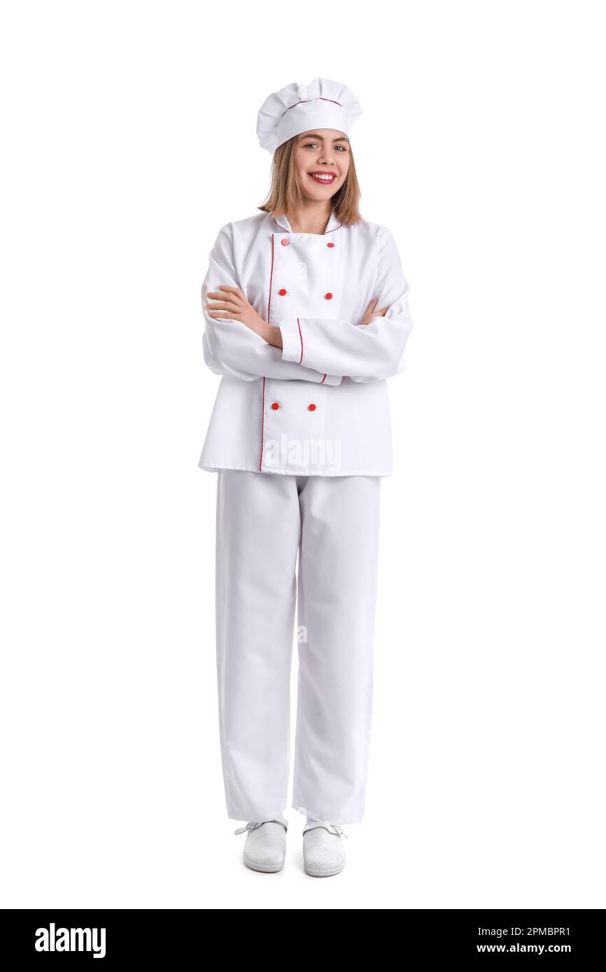 Female baker in uniform hi-res stock photography and images - Alamy