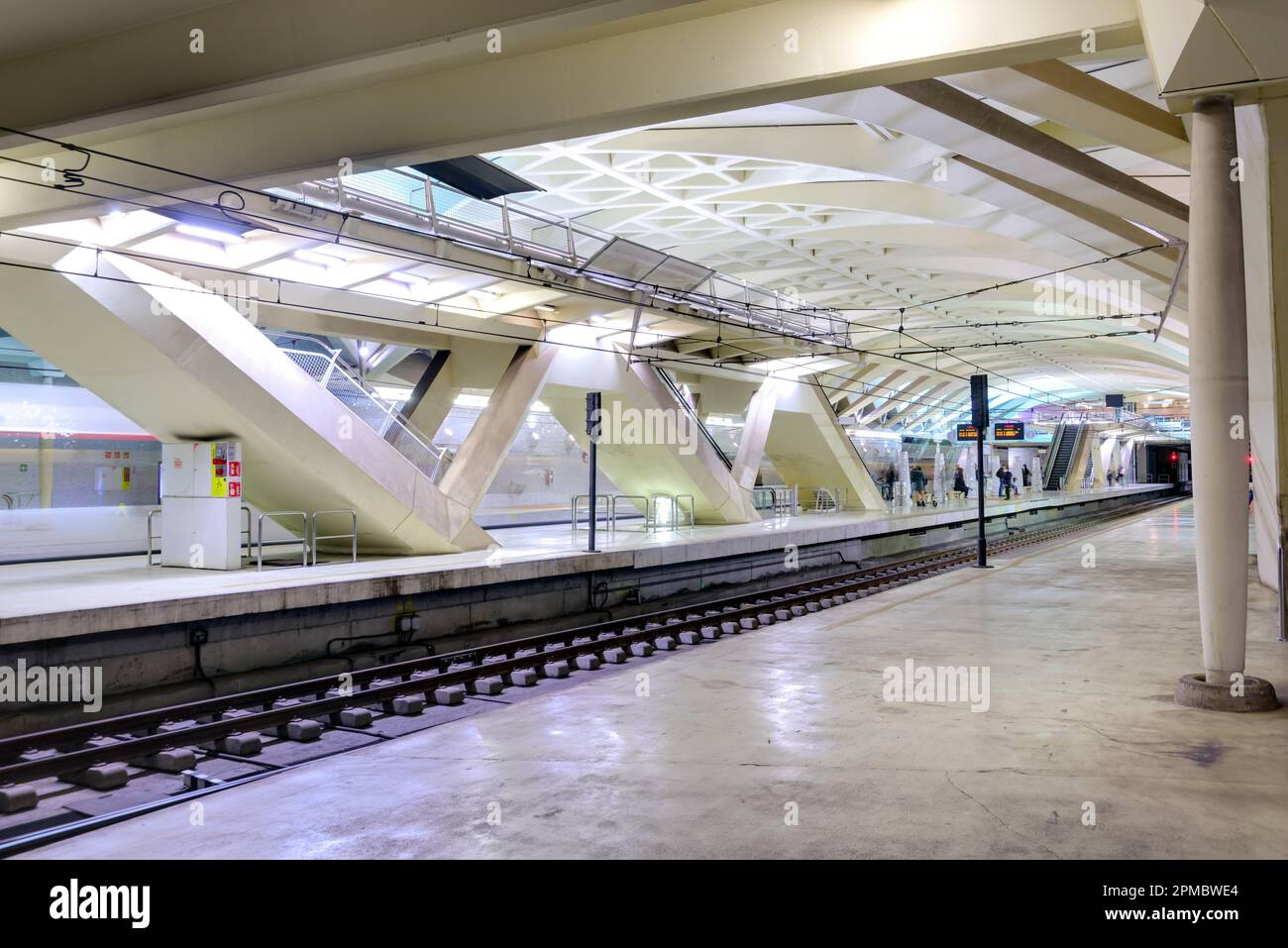 Spanien, Valencia, U-Bahn-Station Alameda von Santiago Calatrava, 1995 ...