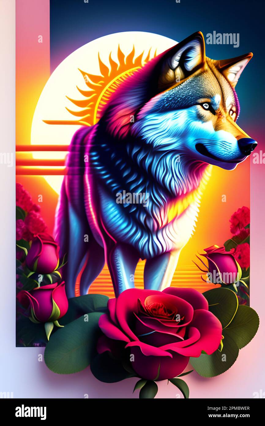 Native American Wolf Wallpaper