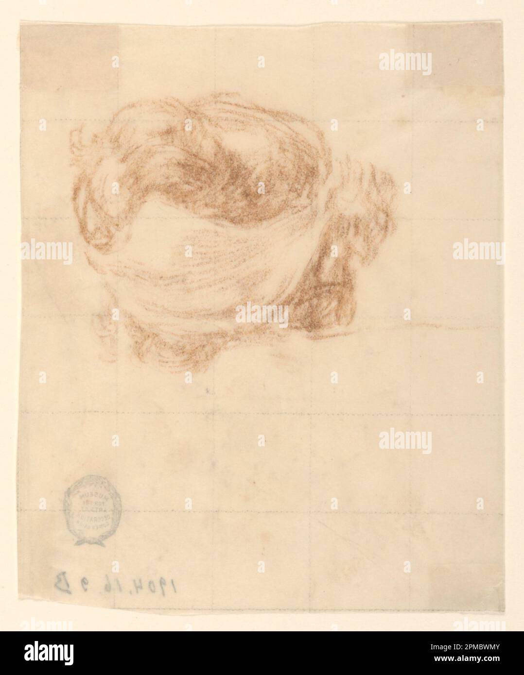 Drawing, Study for a woman, “Vintage Festival,” Mendelssohn Glee Club ...