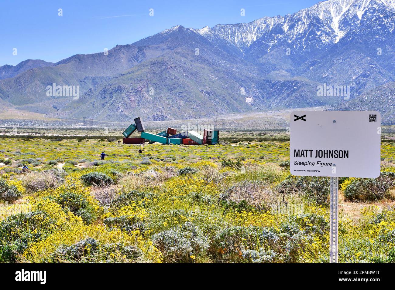 Whitewater, California, USA. 7th Apr, 2023. ''Sleeping Figure by Matt ...