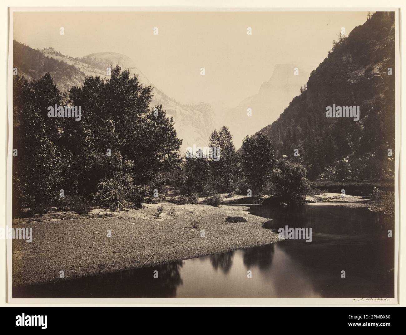 Photograph, The Domes from the Valley, Yosemite; Photographed by ...
