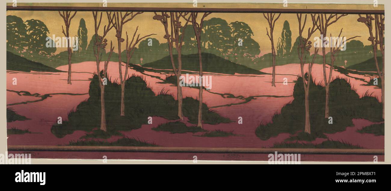 Frieze (USA); Manufactured by Hobbs, Benton & Heath; machine-printed ...